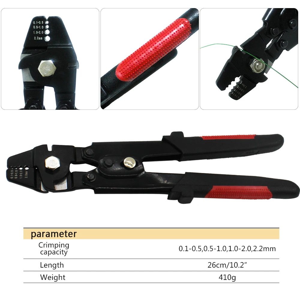Wire Rope Swager Fishing Crimpers Plier - Premium Rigging