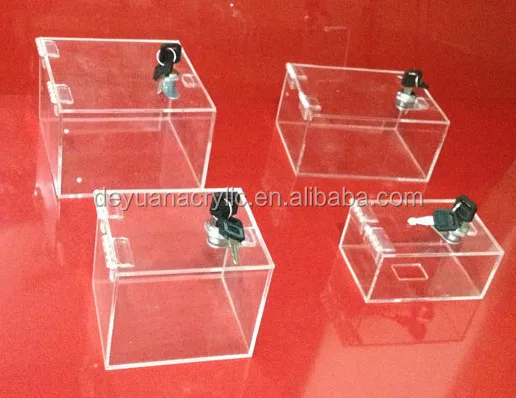 Custom Acrylic Box With Key And Lock/acrylic Box With Key And Lock ...
