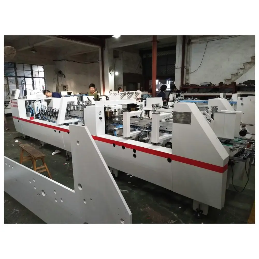 ZH-880PFT-H Automatic Folding Box Gluing Machine - 12M Warranty