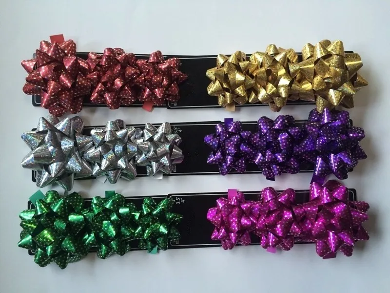 Custom Printed Star Ribbon Bow For Gift Wrapping Accessories Or Big ...