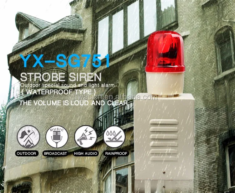 Outdoor Waterproof Electronic Alarm Siren Metal Box - Buy Waterproof ...
