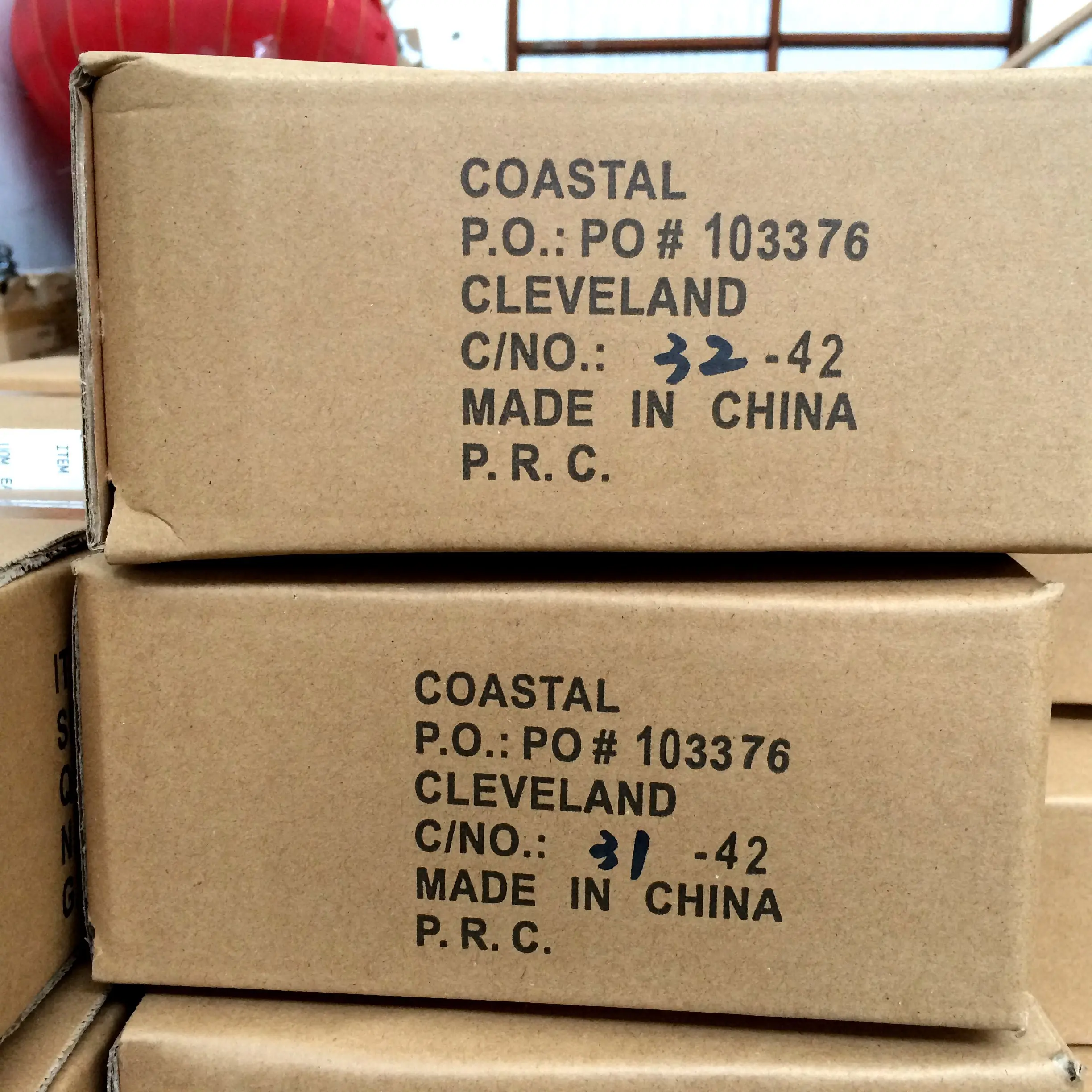 Red PVC Coated Tie Out Cable for Dog Heavy Duty 4.5mm