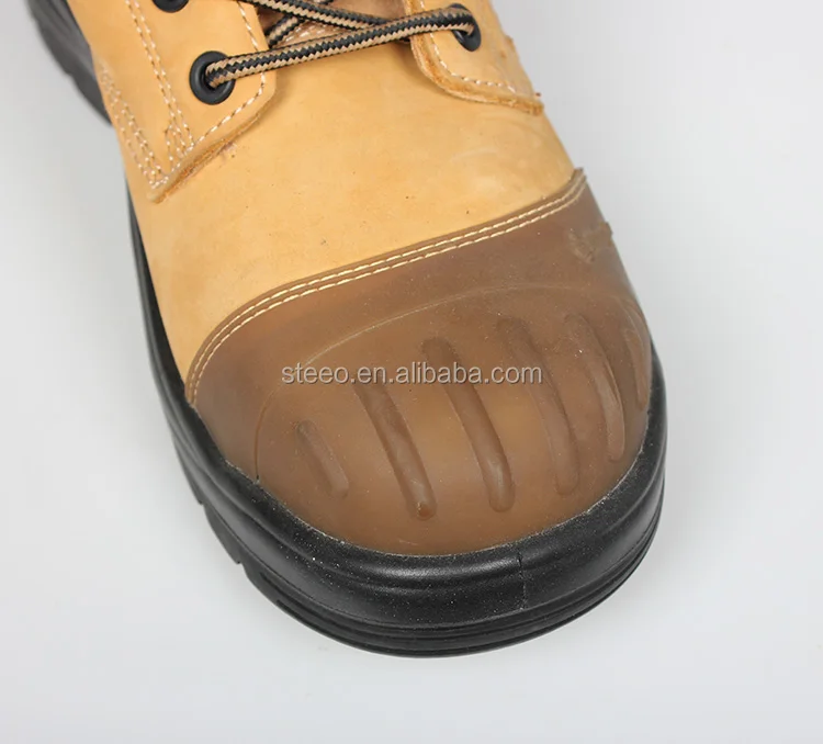 General Leather Insulated Yellow Steel Toe Rubber Outsole Work Safety ...