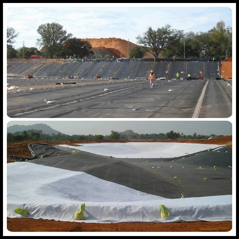 30 Mil Pvc / Hdpe Geomembrane Waterproof Pond Liner,Anti Ultraviolet ...