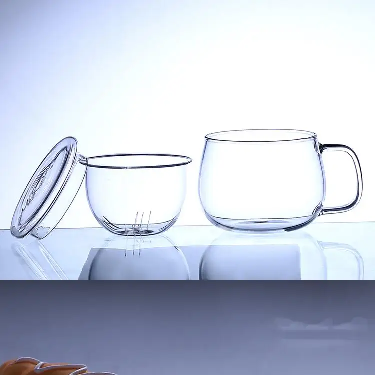 Bljoe05 Heat Resistant Pyrex Glass Brewing Tea Cup With Infuser ...