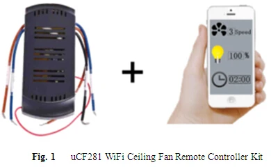 Smart Home Wifi Ceiling Fan Remote Control - Buy Fan Speed Control ...