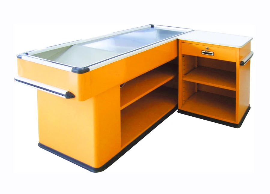 Retail Shop Metal Cashier Counter Table - Buy Metal Cashier Counter ...