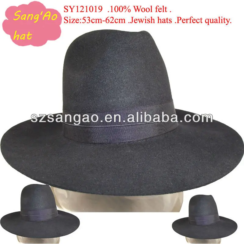 Wholesale Large Fashion Fedora Hasidic Hat - Buy Fedora Hasidic Hat ...