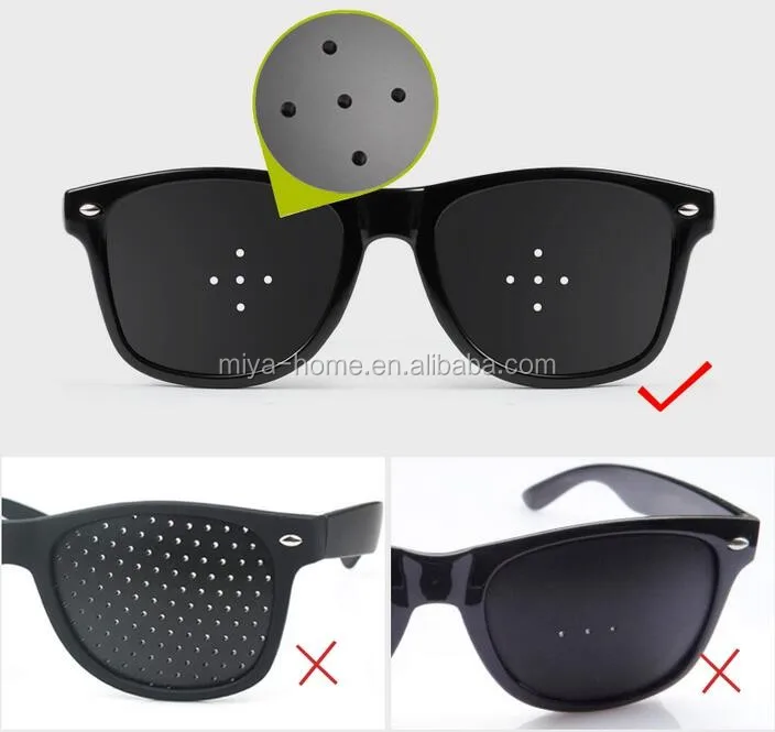 High Quality Improve Vision Pinhole Glasses / Protect Eyesight For 5 ...