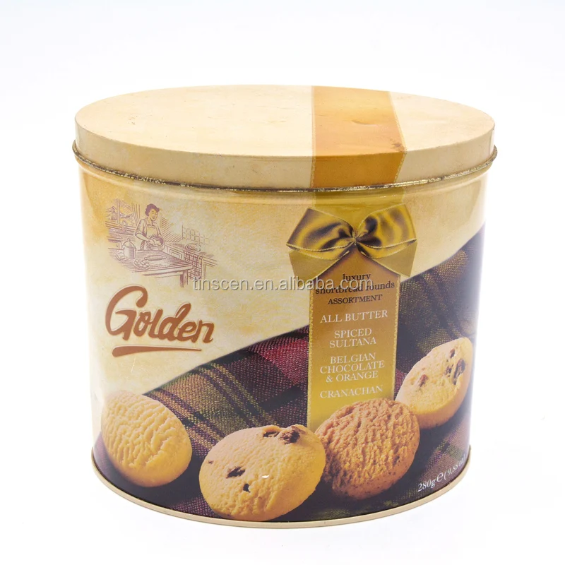 Custom Food-grade Oval Shape Biscuit Tin Packing Box,Oval Butter Cookie ...