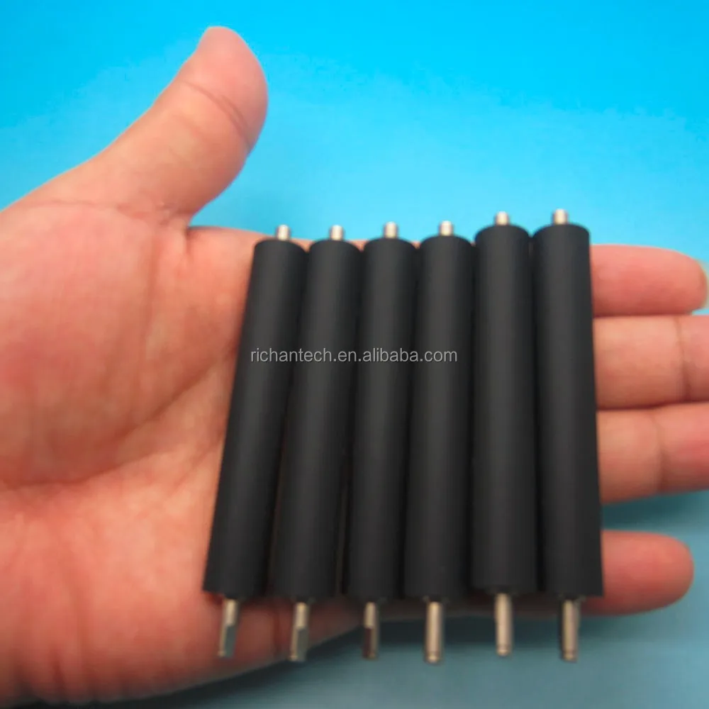 Customized High Precision Rubber Coating Stainless Shaft Label Printing ...