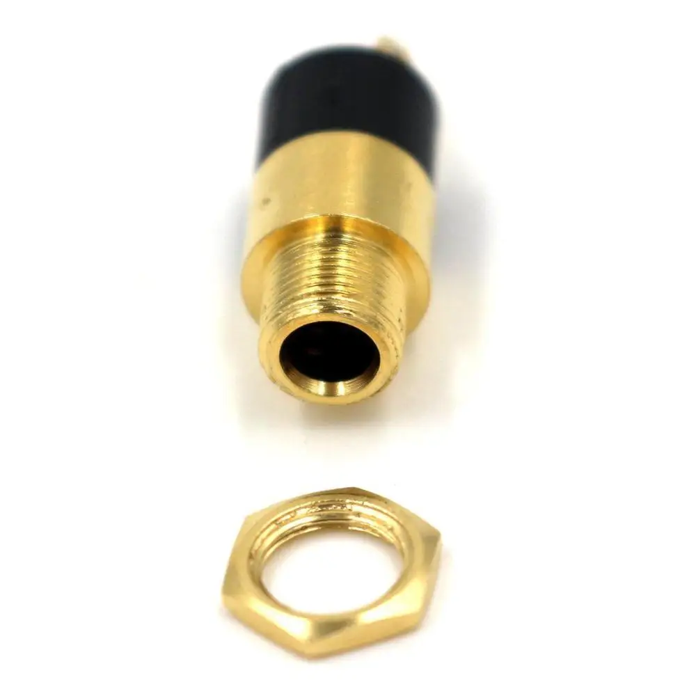 3.5mm Female Headphone Stereo Jack Panel Mount Connector Gold Plated ...