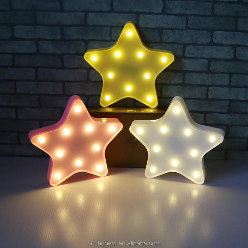 Round Corner Star Shape Small Led Christmas Decorative Lights/creative ...