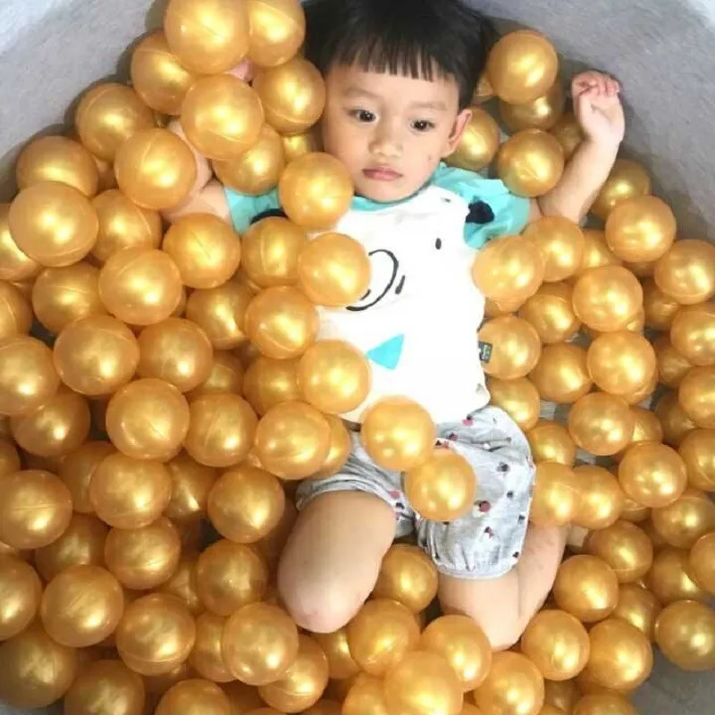 Wholesale 5.5cm 6cm 7cm 8cm Gold Color Plastic Ball Pit Balls For Kids ...