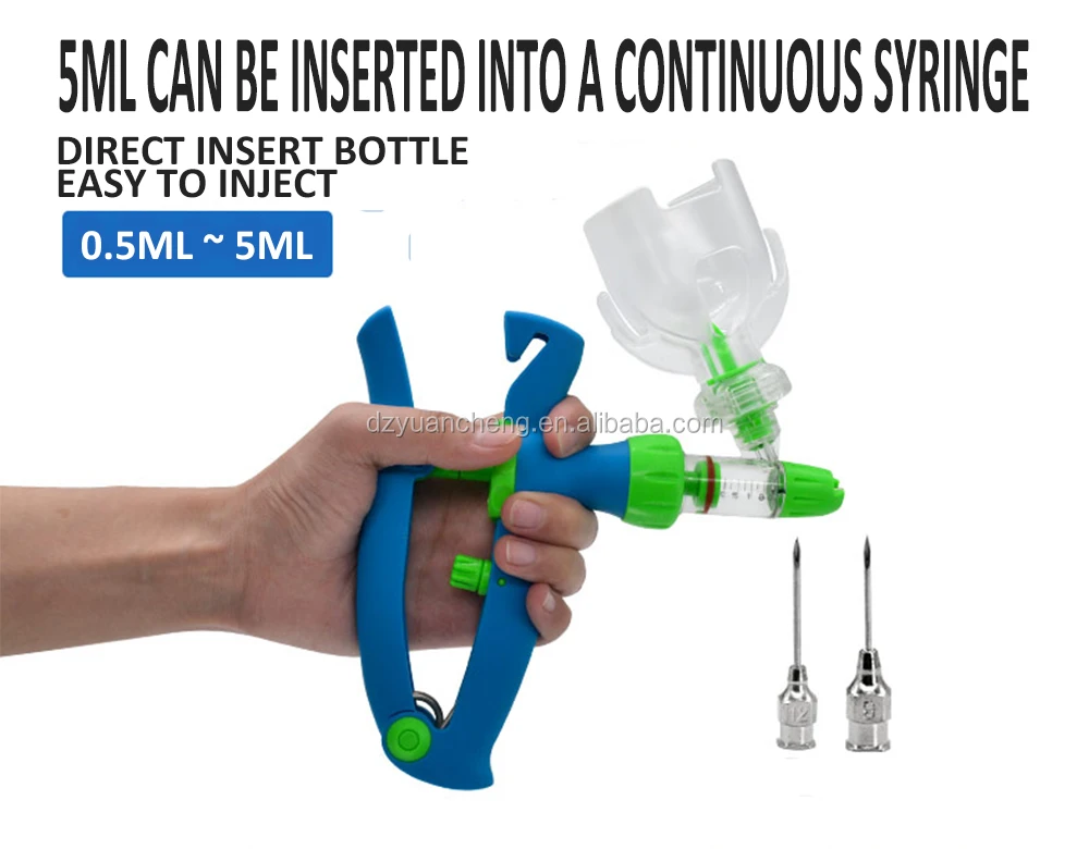 2ml,5ml Light Weight Vaccine Automatic Syringe,Poultry Equipment Yc117 ...