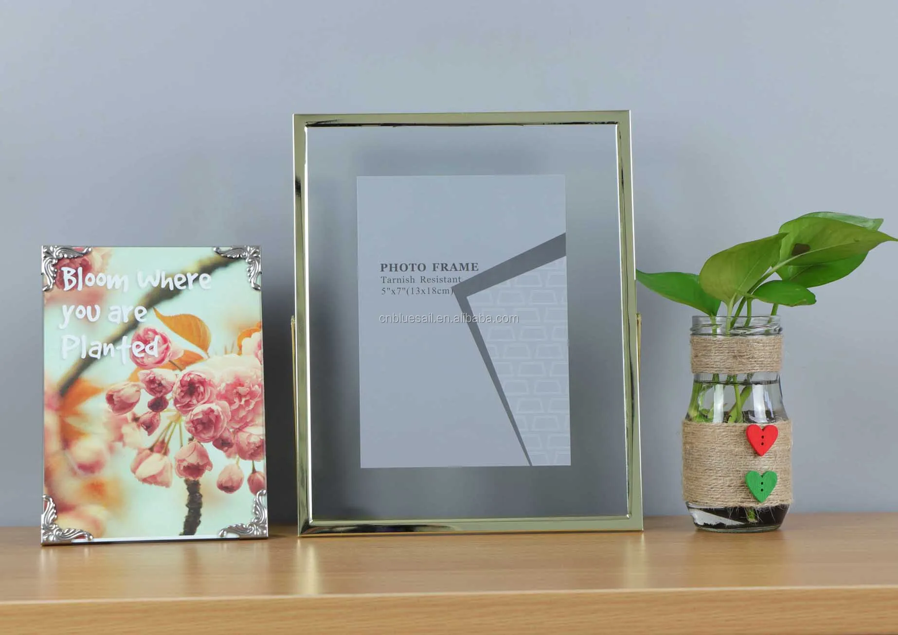 Gold Picture Frame,12.5x12.5" Square Photo Frame,Aluminum Poster Frame ...