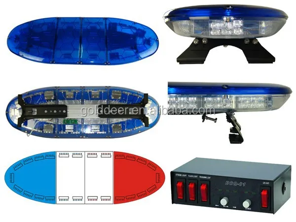 Uovo- forma 1500mm ambulanza luci led lampeggiante blu strobo barra ...