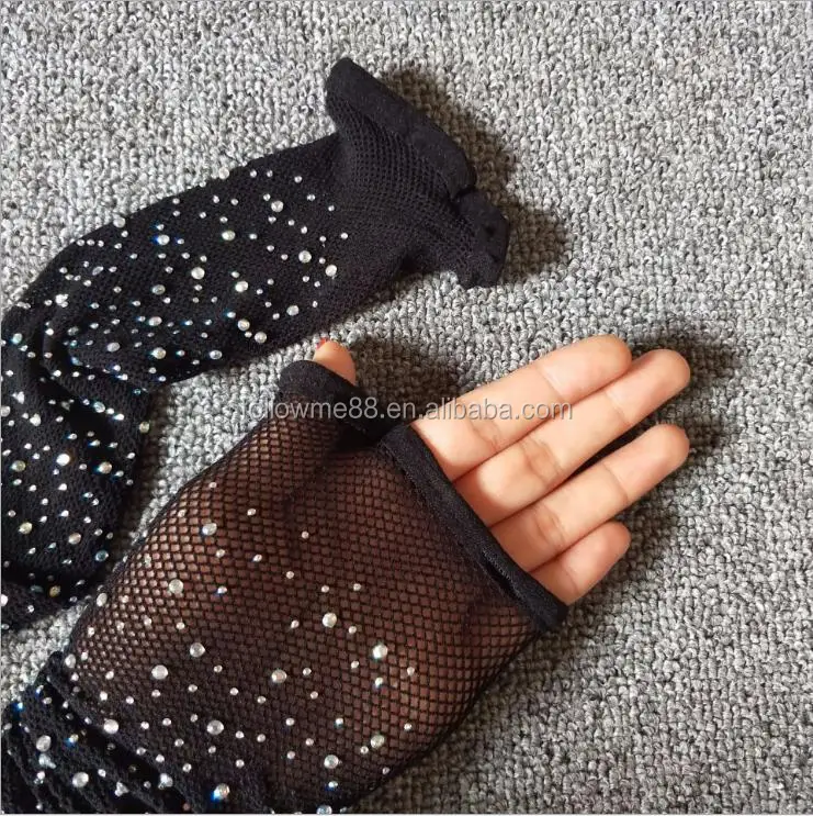 Sexy Stockings Tights Women Rhinestone Mesh Fishnet Pantyhose