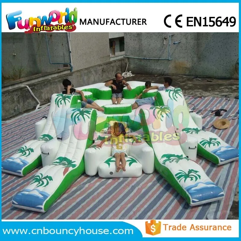New Inflatable Lounge Island Tropical Tahiti Floating Island - Buy ...