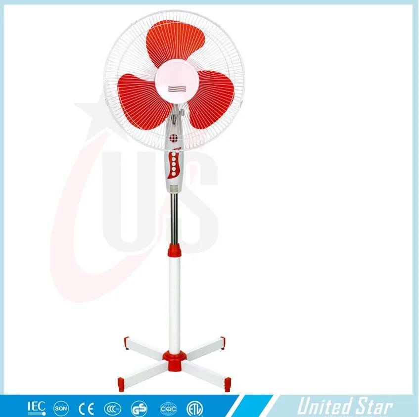 16 Inch Cross Base Cheap Stand Fan COC/GCC/GMARK - UNITEDSTAR CROWN