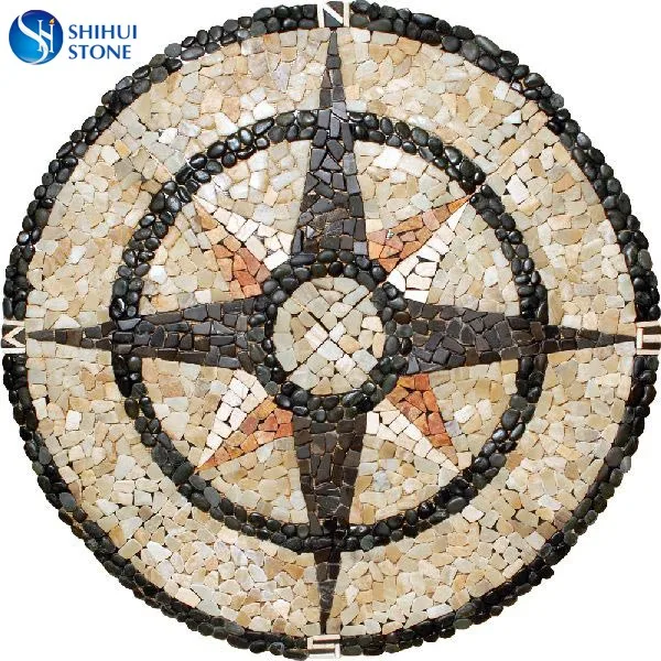 Landscaping Small Flat River Rock Stones Walkway Sidewalk Black Round ...