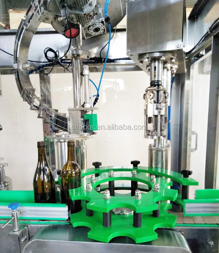 Small 3in1 Automatic Alcohol Wine Spirit Liquor Filling Glass Bottle ...