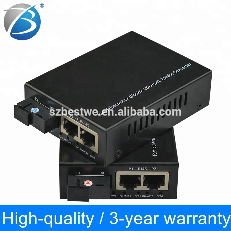 10 100 1000m Cctv Analog To Digital 1000tx-base Coax Utp Sfp Media ...