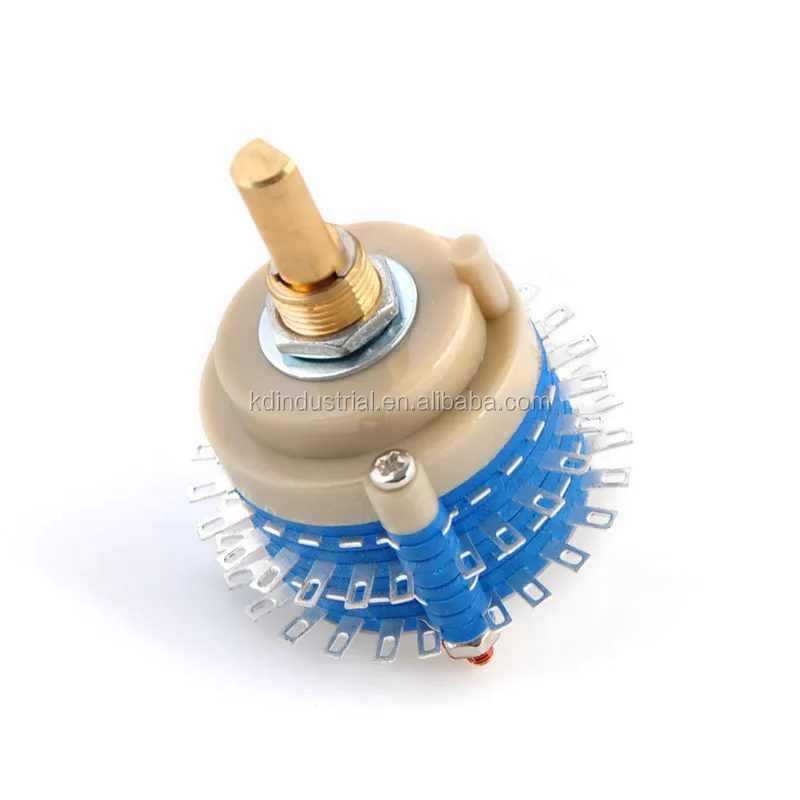 2 Pole 24 Step Rotary Switch For Attenuator Volume Control - Buy Rotary ...
