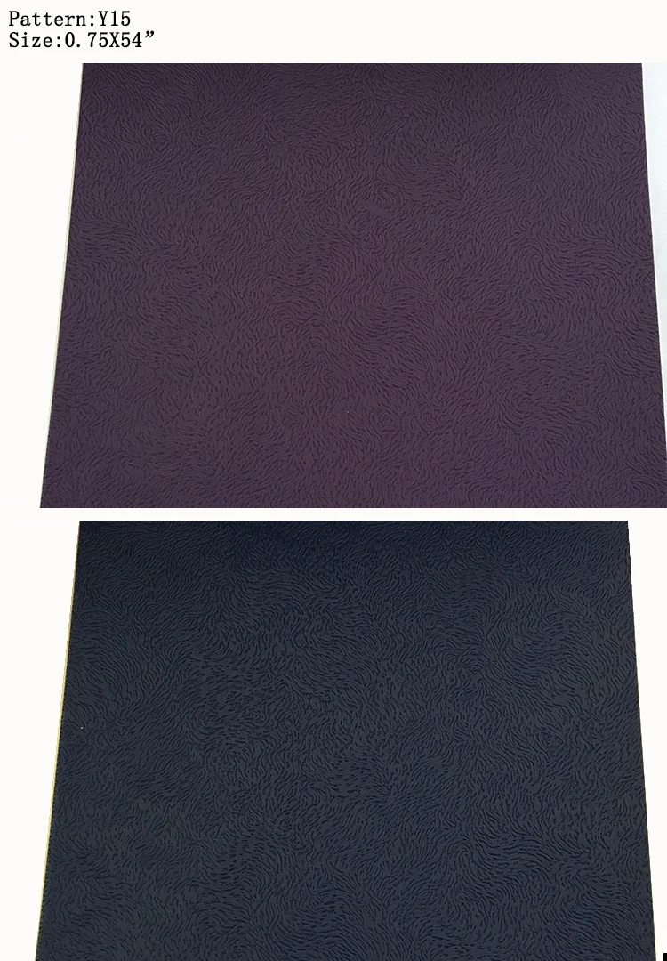 Sponge Vinyl Sheet and PU Leather for Book Binding Covers