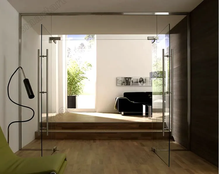 Security Bullet Proof Frameless Glass Doors - Modern & Durable