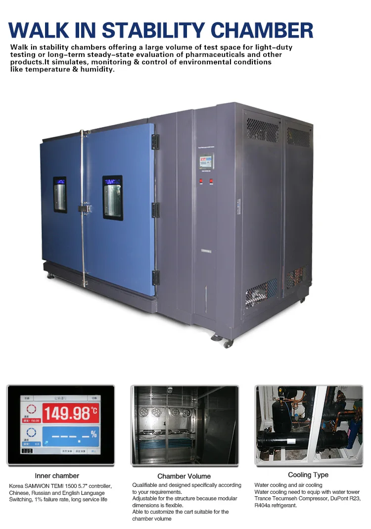Climatic Conditioning Temperature Walk-in Stability Chamber Price - Buy ...