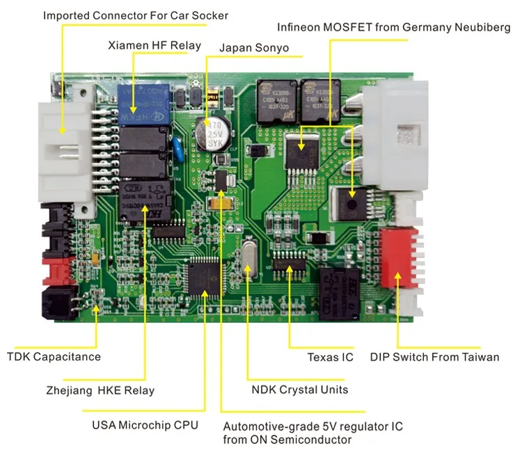 2018 Function Powerful Remote Starter Microchip Car Alarm System For ...