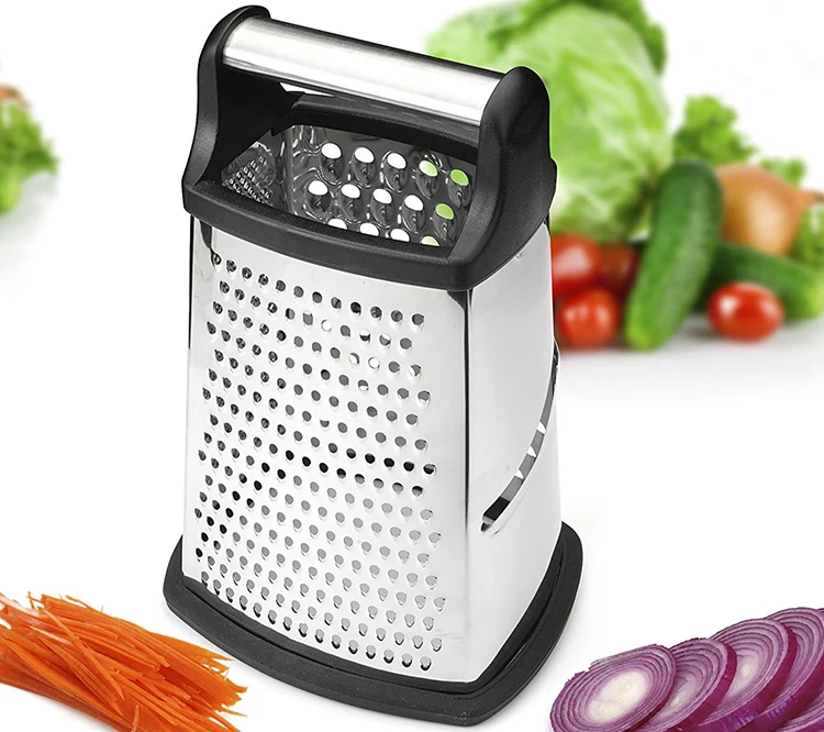 Kitchen Stainless Steel 4 Sides Box Grater - Buy Box Grater,4 Sides Box ...