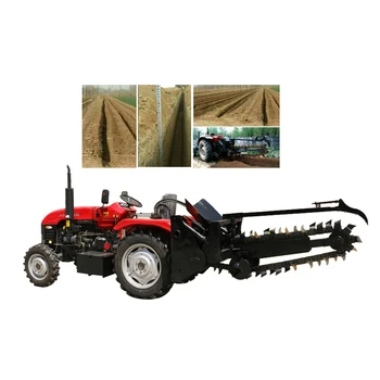Pto Driven Type Chain Ditcher Walking Behind Trencher Water Pipe ...