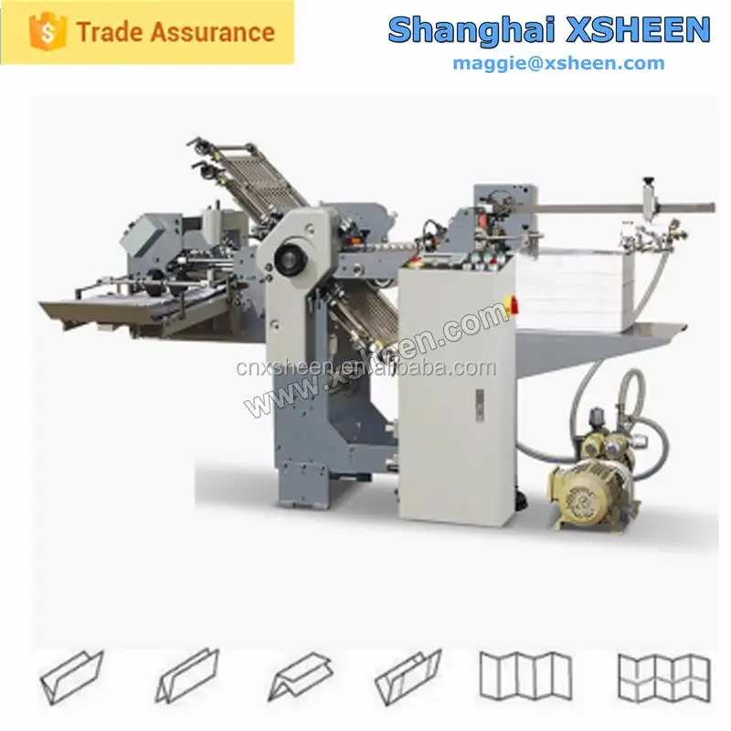 435 Industrial Paper Folding Machine With Perforating&slitting+creasing ...