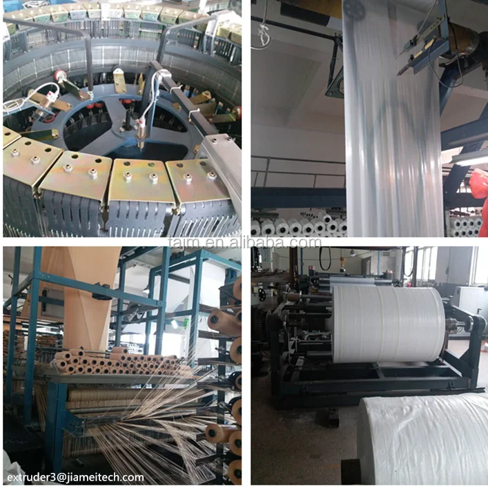 Pp Woven Bag Production Line/ Woven Sack Pp Film Extrusion Machine Line ...