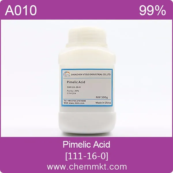 Pimelic Acid 5-dicaboxylic Acid Heptanedioic Acidcas111-16-0 - Buy ...