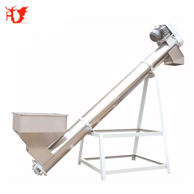 Oem Auger Spiral Flexible Screw Conveyor For Corn/rice/food Powder ...