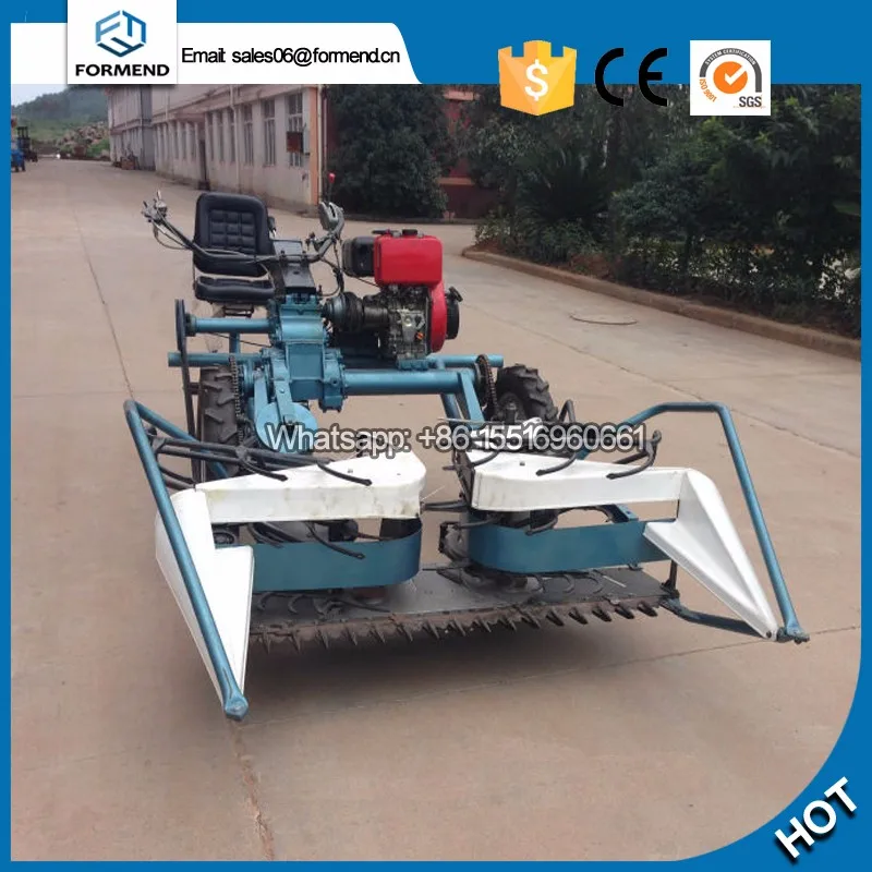 Small Bean Harvester Tractor Mounted Combine Harvester Rice Reaper ...