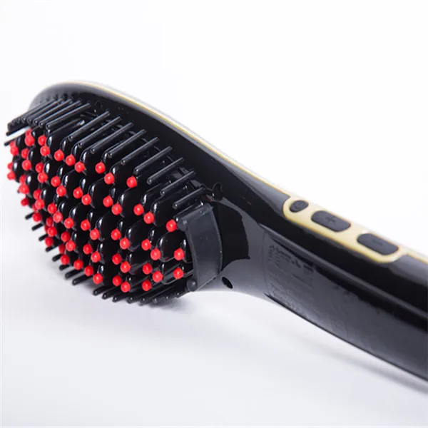 Electronic Comb Lcd Flat Iron Comb Hair Brush Stylish Hair Straightener ...