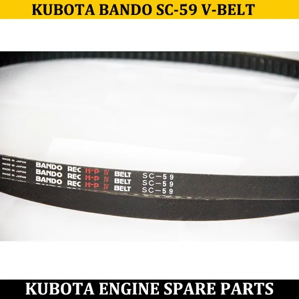 KUBOTA ENGINE PARTS BANDO REC HP4 SC59 V BELT - Original Quality
