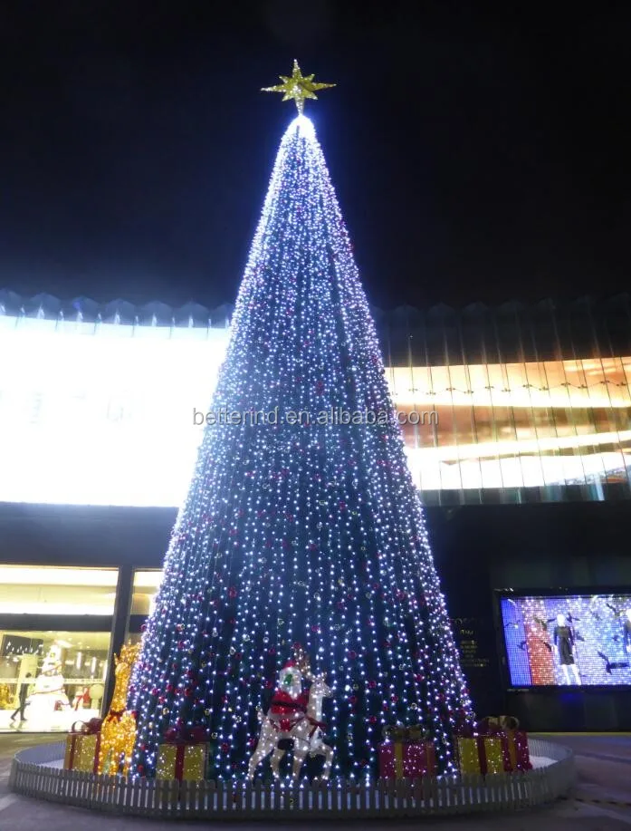 Giant Outdoor PVC Christmas Tree - Perfect for Square Decoration