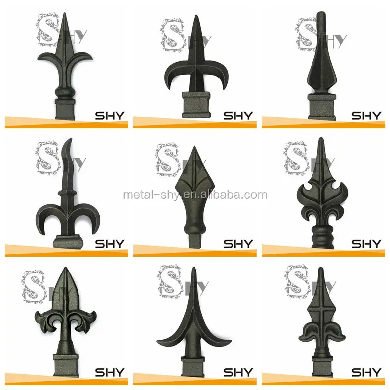 Decorative Cast Iron Spear Top/fence Arrowheads For Fence Gate - Buy ...