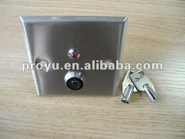 High Quality Stainless Steel Door Release Key Switch For Access Control ...