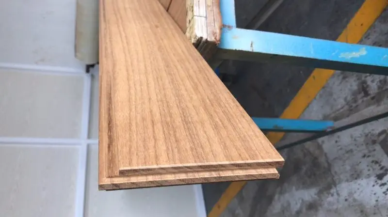 Teak Natural Solid Wood Siding - Durable & Versatile