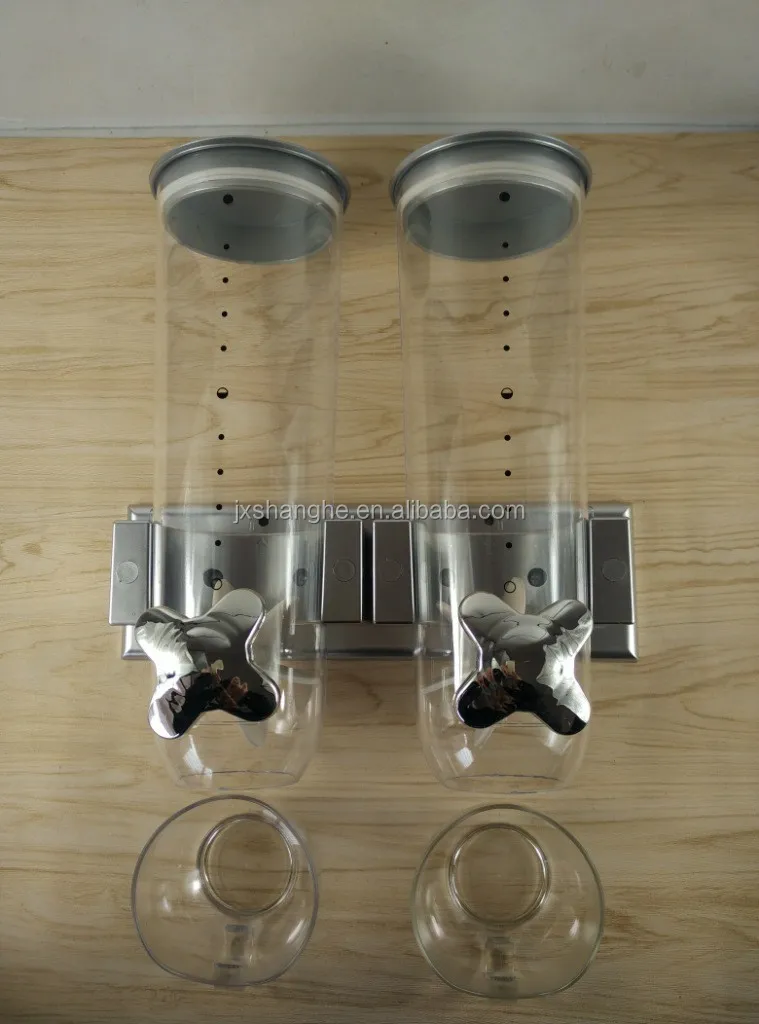 Hot Sale Wall Mounted Bulk Food Cereal Dispenser Gravity Feed Bins ...