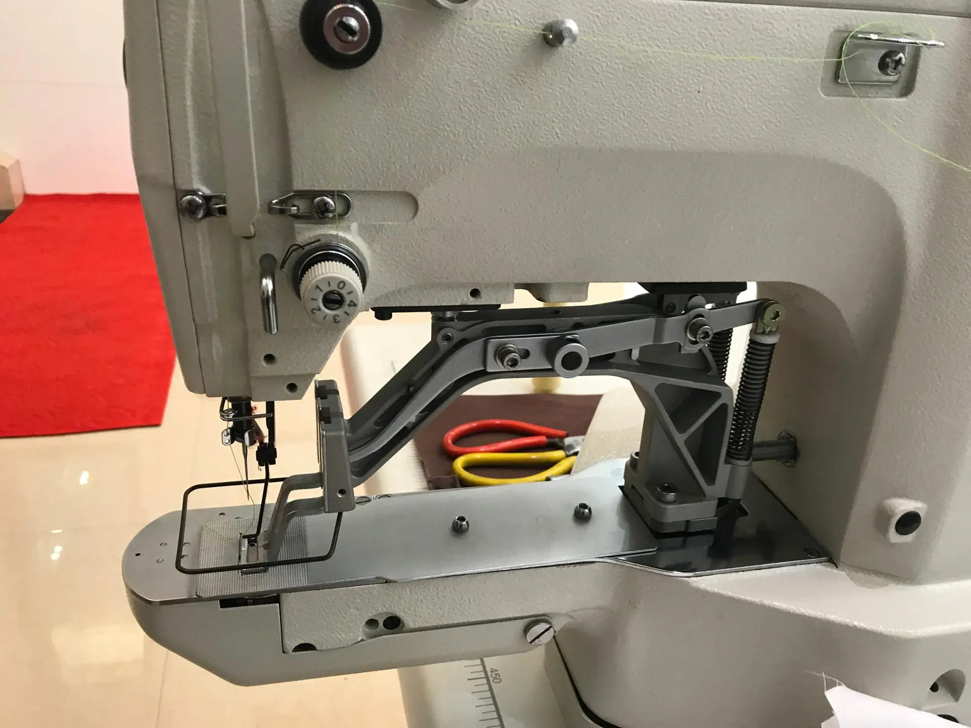 Nb430d Electronic Direct Drive Lockstitch Bar Tacker Sewing Machine ...