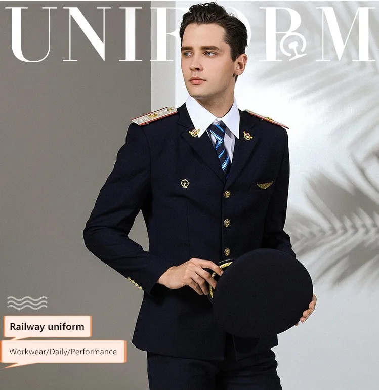 Latest Design Security Guard Uniforms Railway Uniforms Train Conductor ...