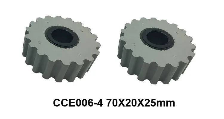 Rubber Roller Conveyor Wheels for Woodworking Machines