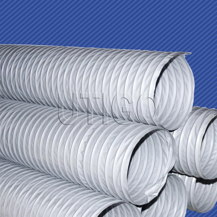 Pvc Coated Polyester Fabric Ventilation Hose - Buy Fabric Ventilation ...